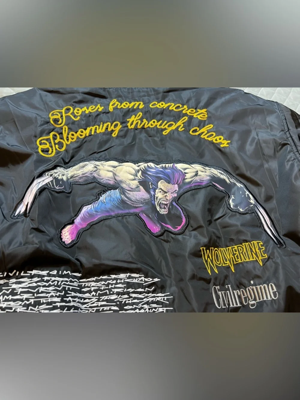 Civil Regime | Jackets & Coats | Civil Regime X Marvel Wolverine Bomber ...